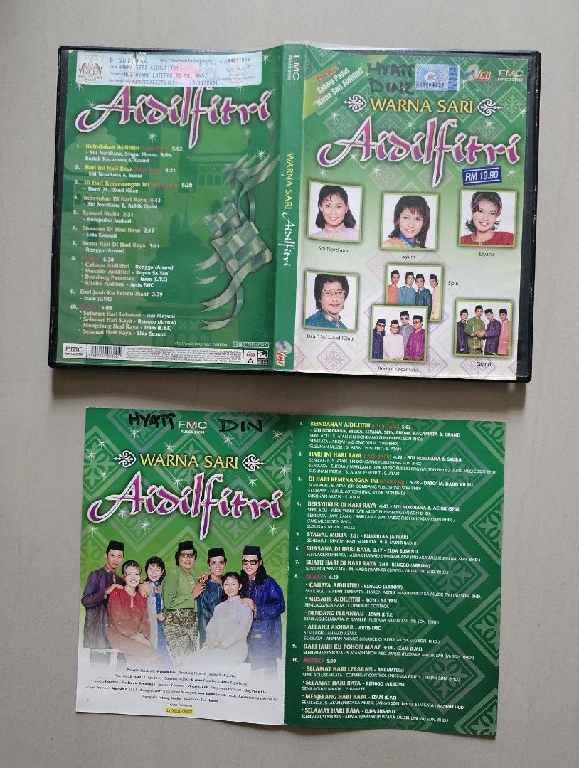 DVD,Warna Sari Aidilfitri,Salah Bapak,Selamat Pagi Cinta,Sumpah Kita Pada Yang Maha EsaCinta ...