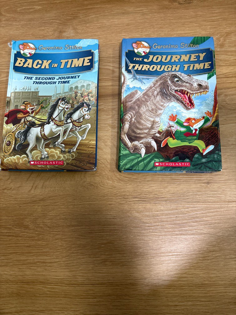 Geronimo Stilton Journey in Time Series first 2 books, Hobbies & Toys ...