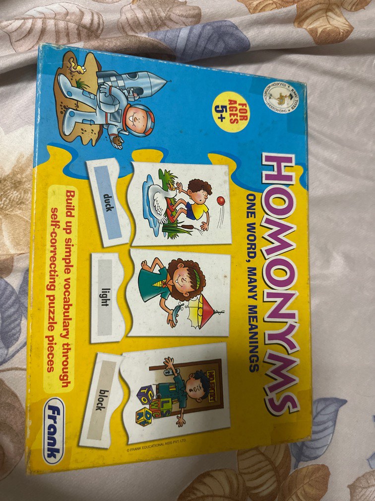 Homonyms one word many meanings puzzle, Hobbies & Toys, Toys & Games on ...