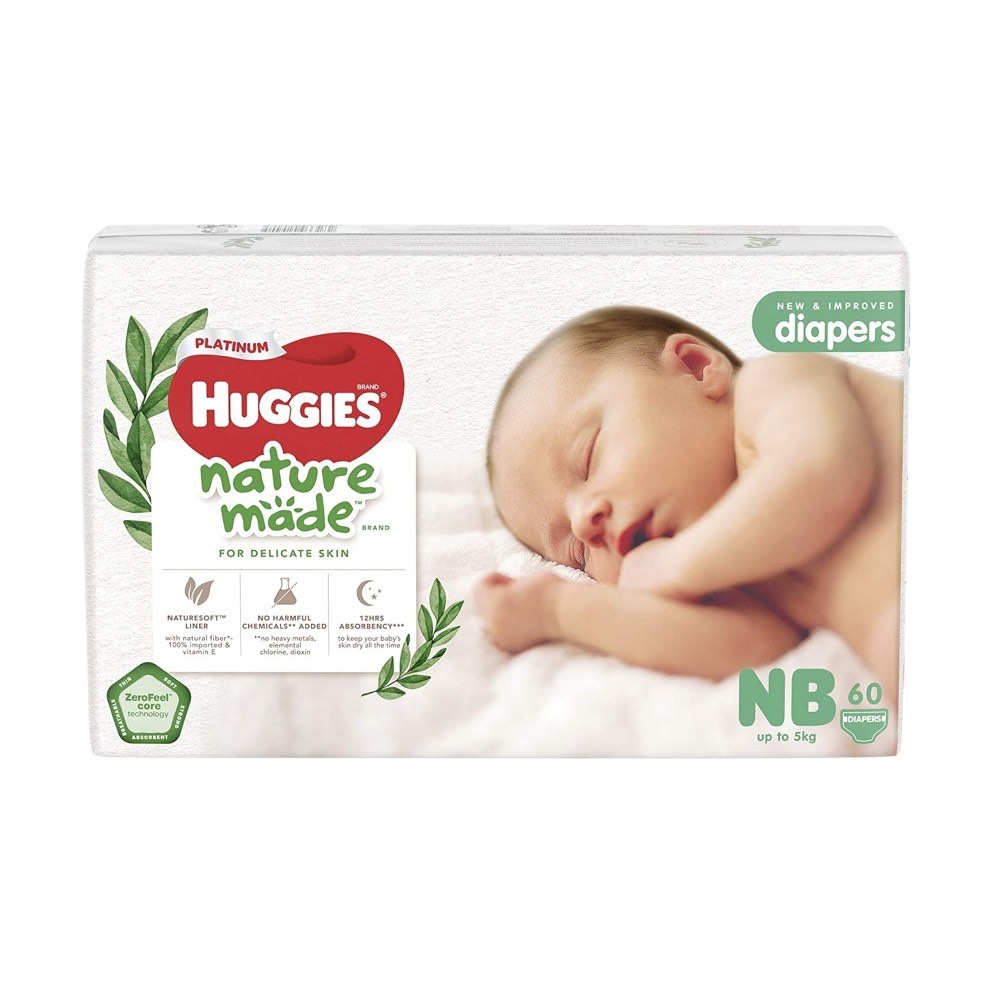 Huggies nature made NB diapers, Babies & Kids, Bathing & Changing ...