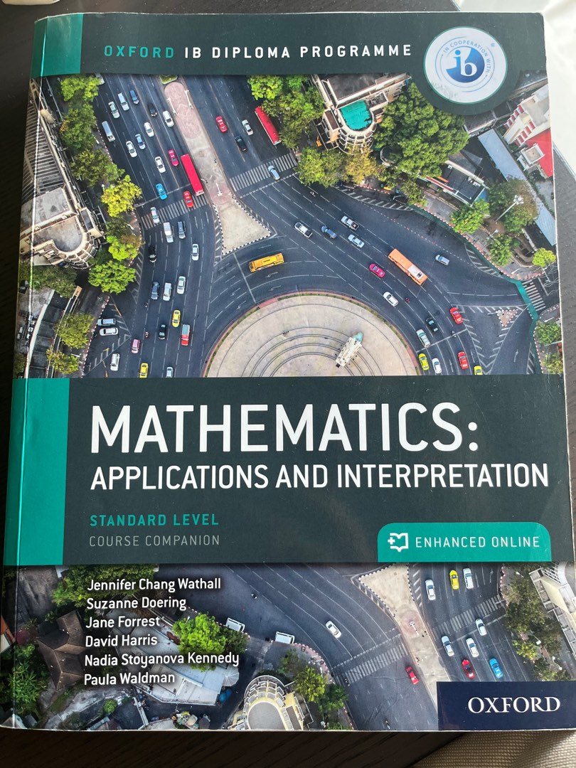 IB Diploma Maths SL Analysis and Interpretation (AI) textbook, Hobbies ...