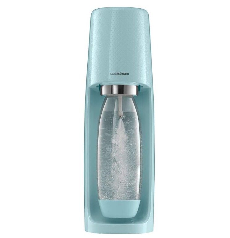 JE-Sodastream Spirit Icy Blue Sparkling Water Maker, 2.8 kg (NO BOTTLE ...