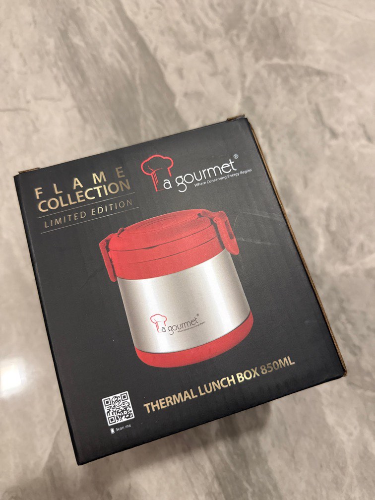 La Gourmet stainless steel 850ml food jar lunch box, TV & Home ...