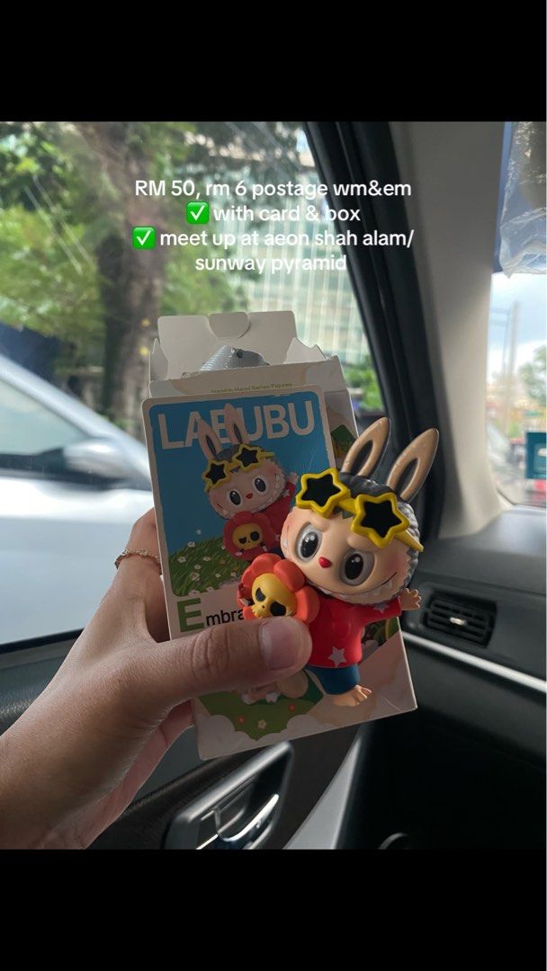 LABUBU HAND IN HAND POP MART, Hobbies & Toys, Toys & Games on Carousell