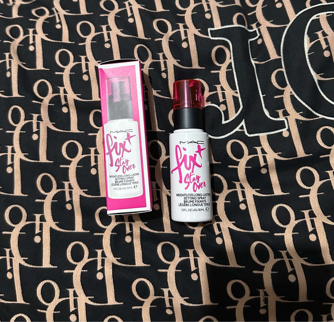 MAC FIX + STAY OVER SETTING SPRAY, Beauty & Personal Care, Face, Makeup ...