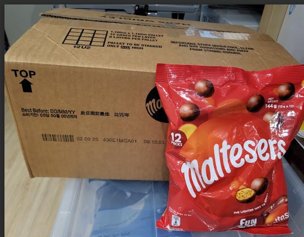 Maltesers Crisp Malt (Fun Size), 嘢食 & 嘢飲, 包裝食物&即食食物 - Carousell