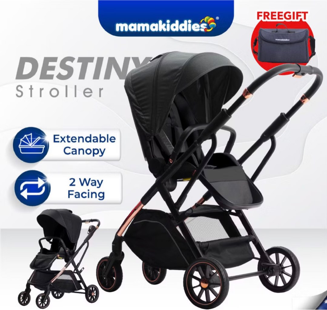 Mama Kiddies 2 way Facing, Babies & Kids, Going Out, Strollers on Carousell