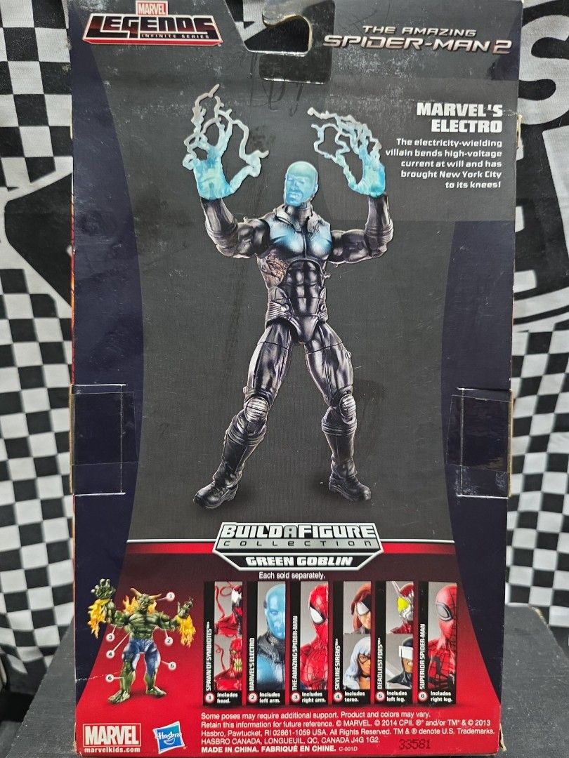 Marvel Legends Electro, Hobbies & Toys, Toys & Games on Carousell