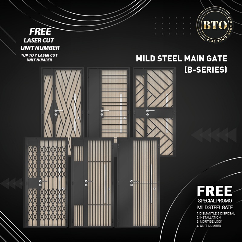 Metal Gate/ HDB/ HDB Gate/ Gate/ Mild Steel Gate/ Steel Gate/ Main Gate ...