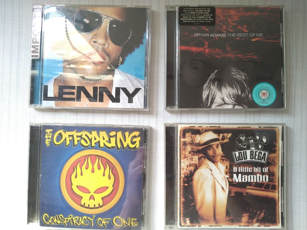 Music CDs - Lenny Kravitz, Bryan Adams, Aerosmith, Bon Jovi, The ...