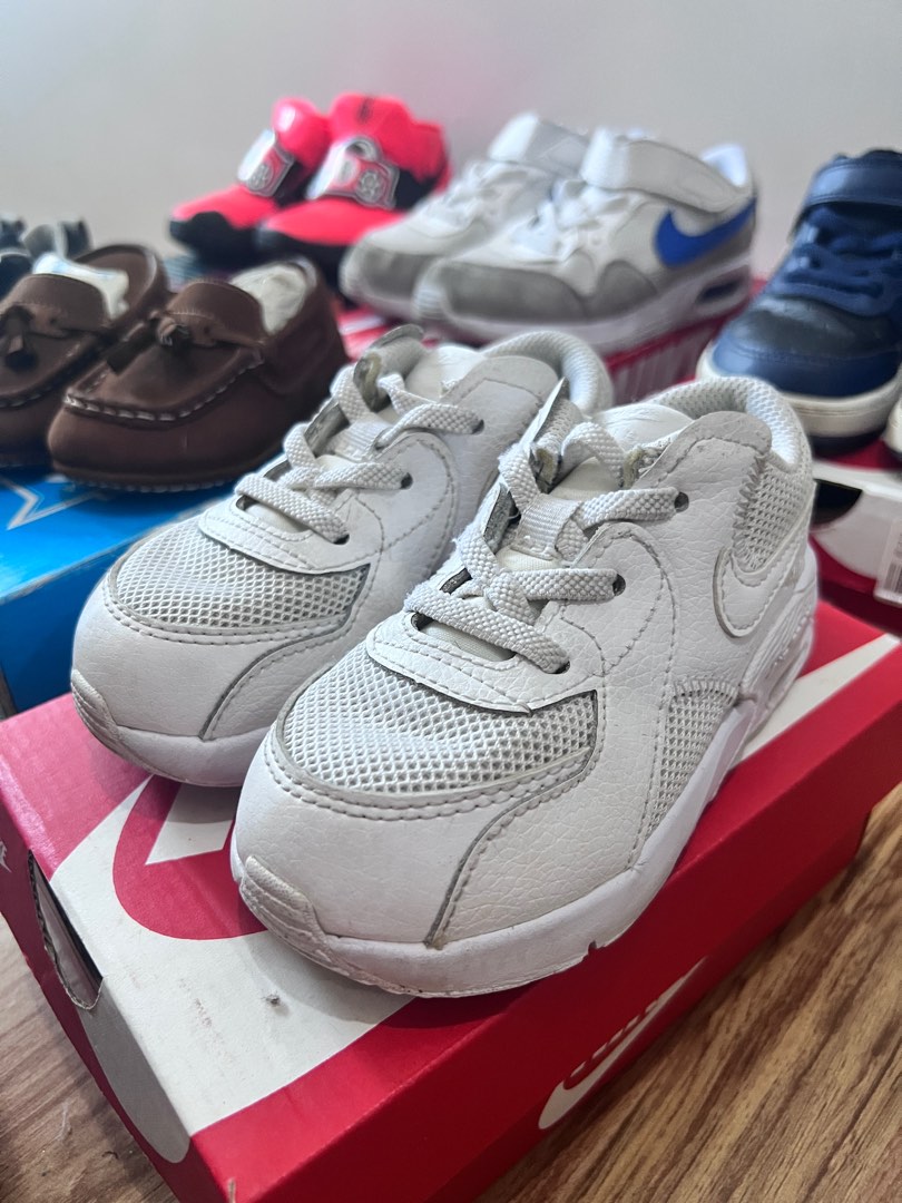 Nike Kids Air Max 8C White| TLL, Babies & Kids, Babies & Kids Fashion ...