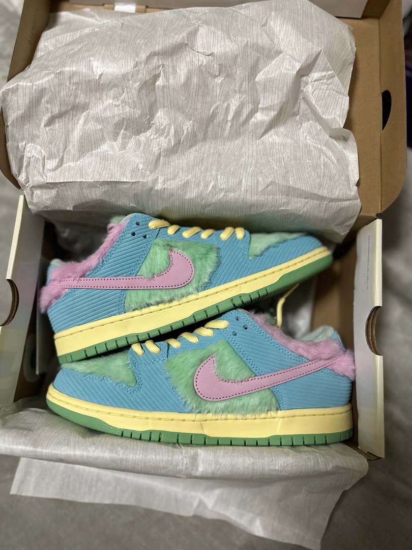 Nike SB Dunk Low Verdy, Men's Fashion, Footwear, Sneakers on Carousell