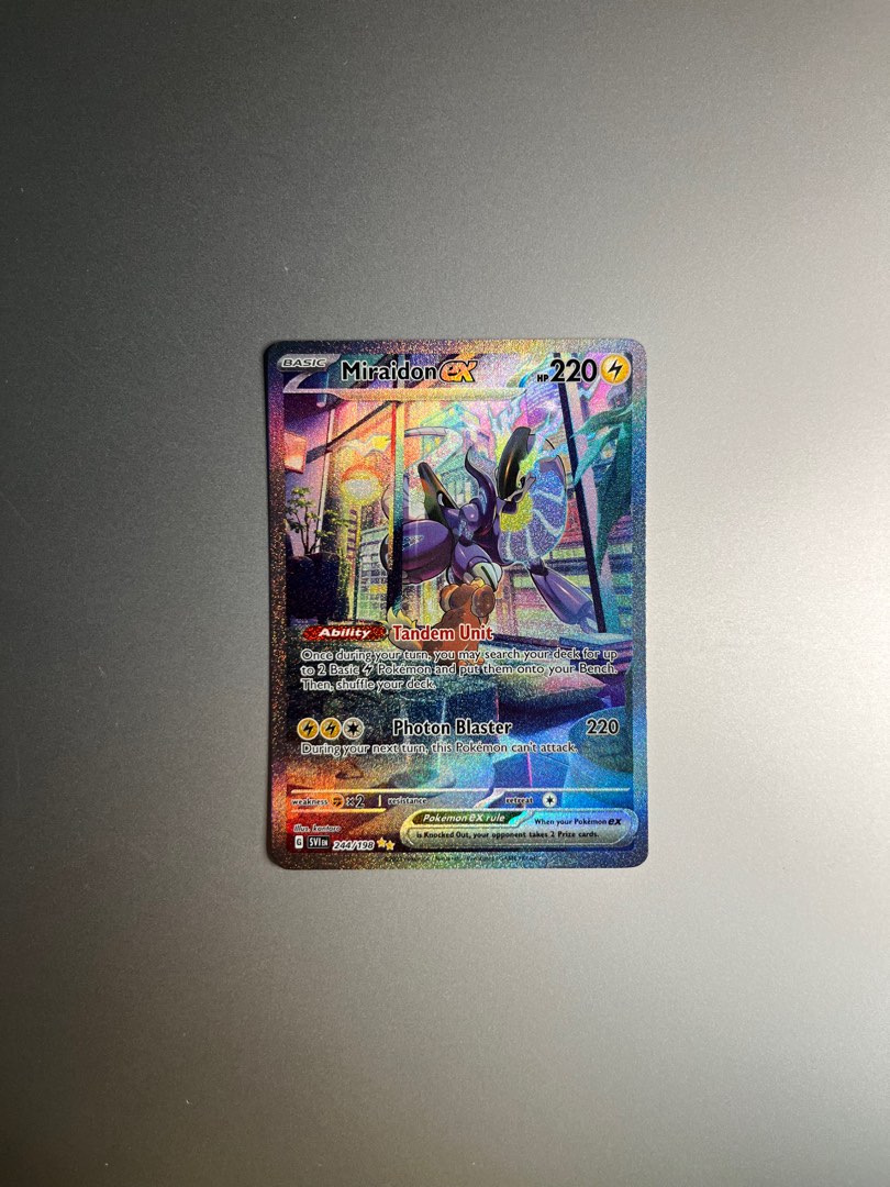 [NM-M] Miraidon SIR SV Base Set - Pokemon card tcg, Hobbies & Toys ...