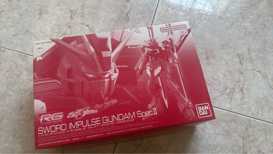 P-Bandai RG Sword Impulse Gundam Spec II, Hobbies & Toys, Toys & Games ...