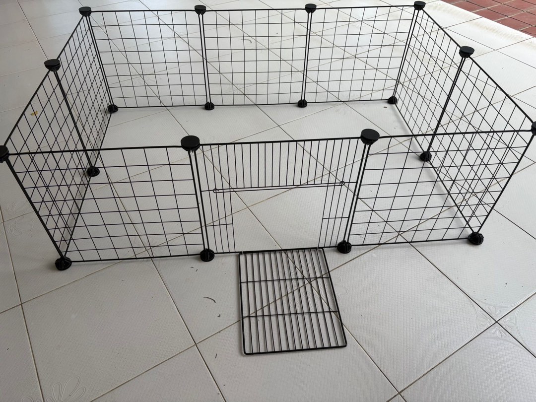 Pen for hamster / rabbit 8 panels of 35x35cm, Pet Supplies, Homes ...