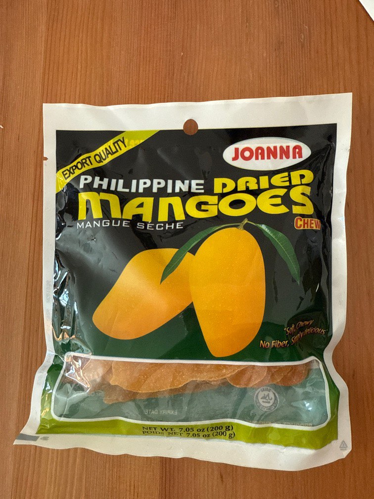 Philippine dried mangoes 200g, Food & Drinks, Packaged & Instant Food ...