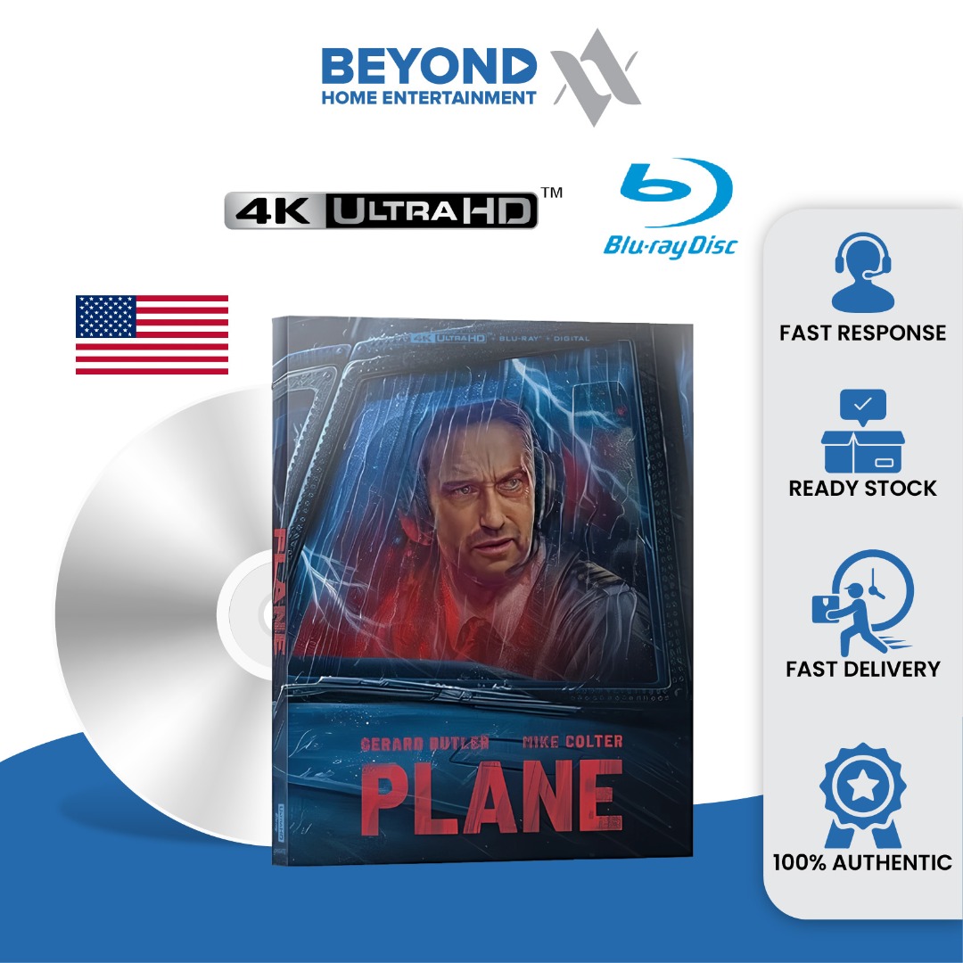Plane Amazon Exclusive Steelbook [4K Ultra HD + Bluray], Hobbies & Toys ...