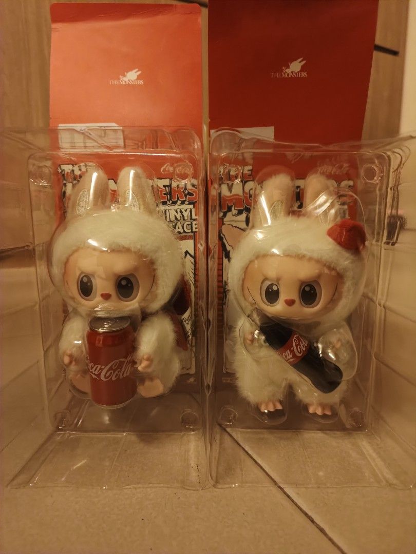 Popmart official labubu Coca Cola Set, Hobbies & Toys, Toys & Games on ...