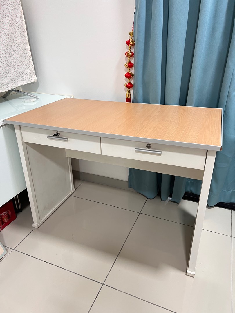 Quality Study Table with locker, Furniture & Home Living, Furniture ...