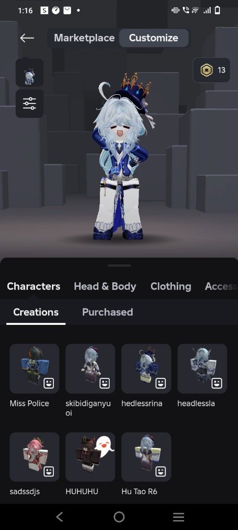 Roblox cosplay Account | READ DESC, Video Gaming, Video Games, Others ...