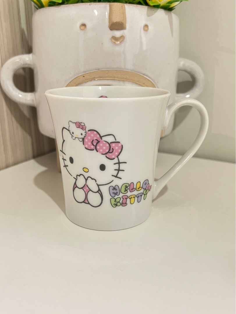 Sanrio Hello Kitty Poem Design Ceramic Mug, Furniture & Home Living ...