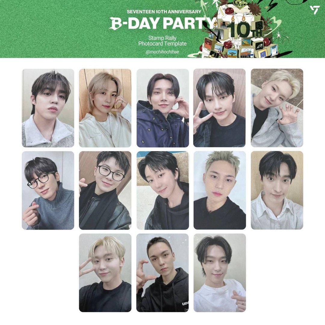 Seventeen stamp rally pcs, Hobbies & Toys, Memorabilia & Collectibles ...