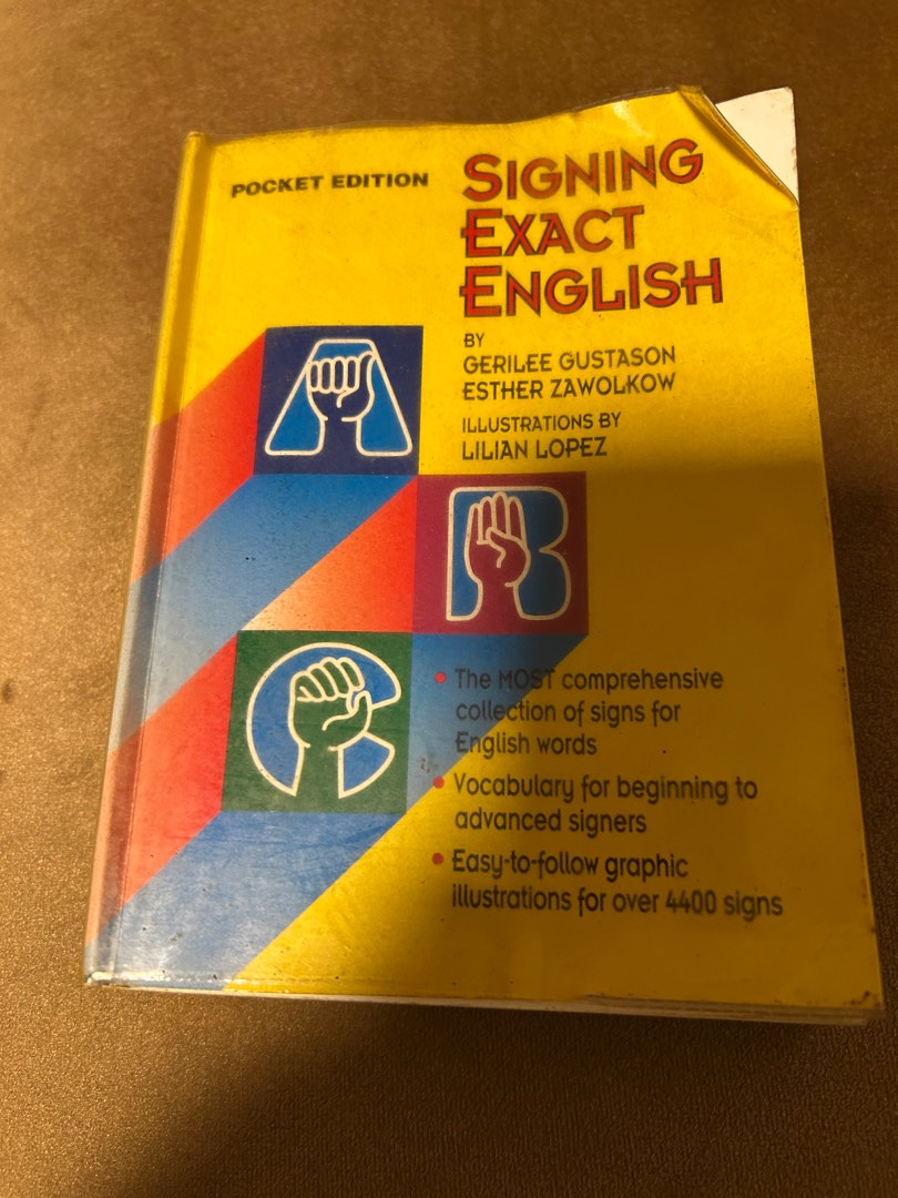 Signing Exact English Pocket Edition, Hobbies & Toys, Books & Magazines ...