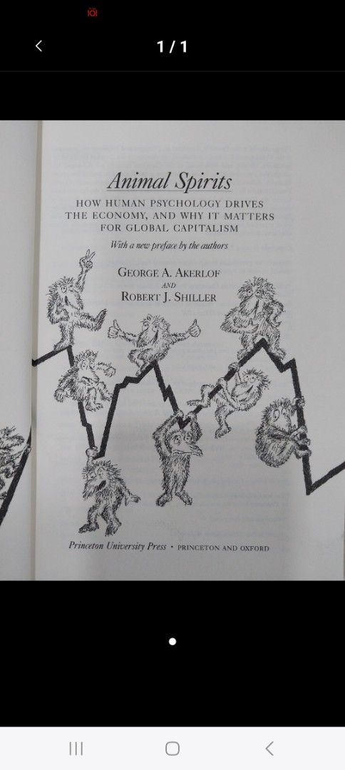 (SL) Animal Spirits: How Human Psychology Drives the Economy, and Why ...
