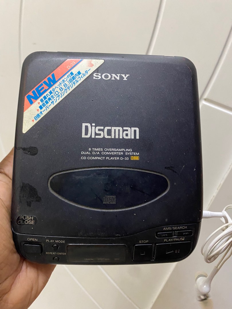 SONY Discman D-33, Audio, Portable Music Players on Carousell