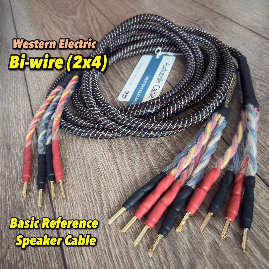 Speaker Cable•made using NOS Western Electric Cable •Basic Reference ...