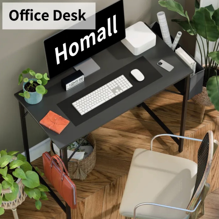 Sturdy Office Table | Study Desk with Organizer | Modern Writing Table ...