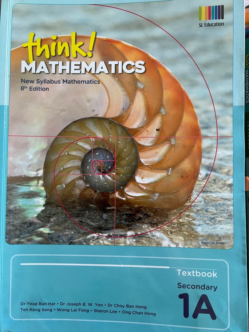 Sec 1, 2, 3 & 4 ithink! Mathematics Textbook (8th edition ), Hobbies ...