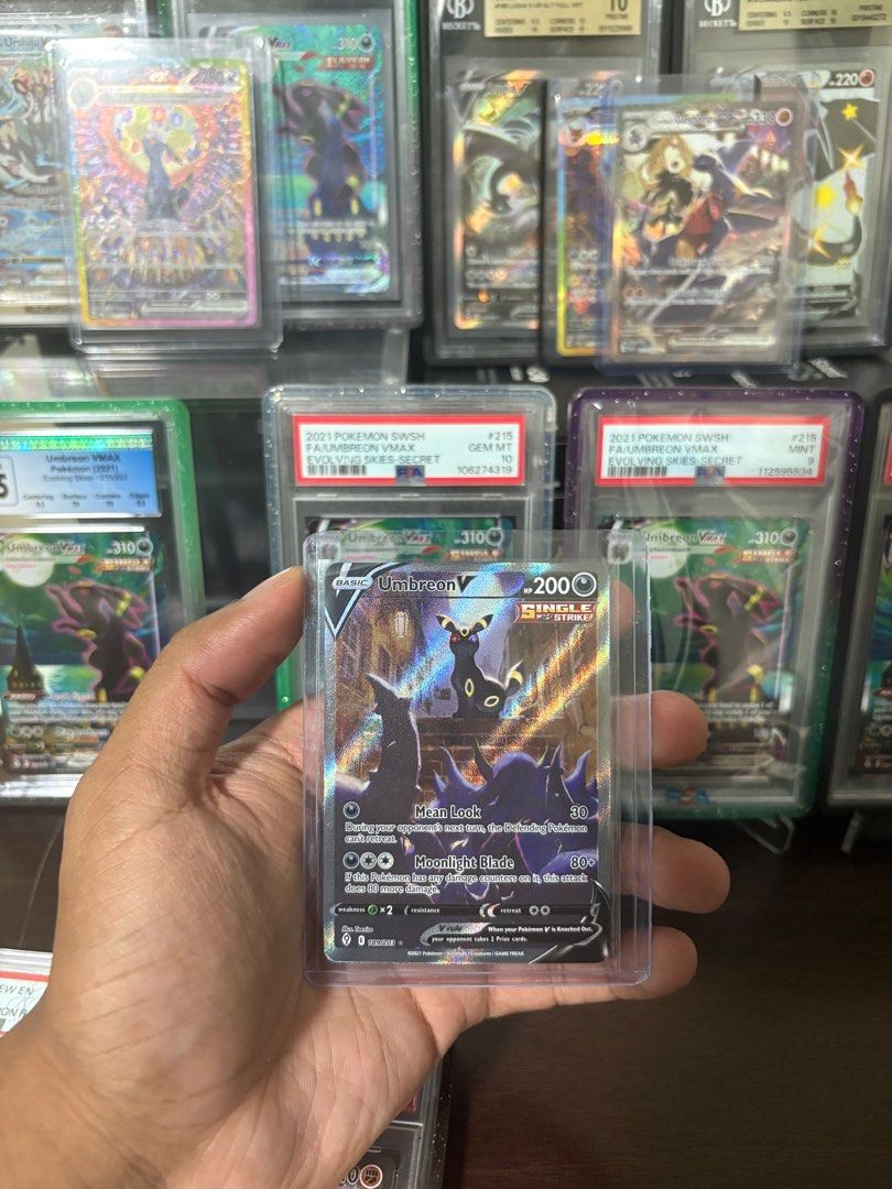 Umbreon v aa evolving skies pokemon card not pikachu mew garchomp ...