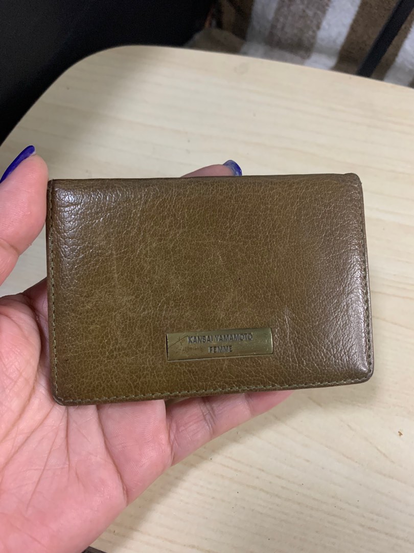 Vintage japan branded leather card wallet, Women's Fashion, Bags ...