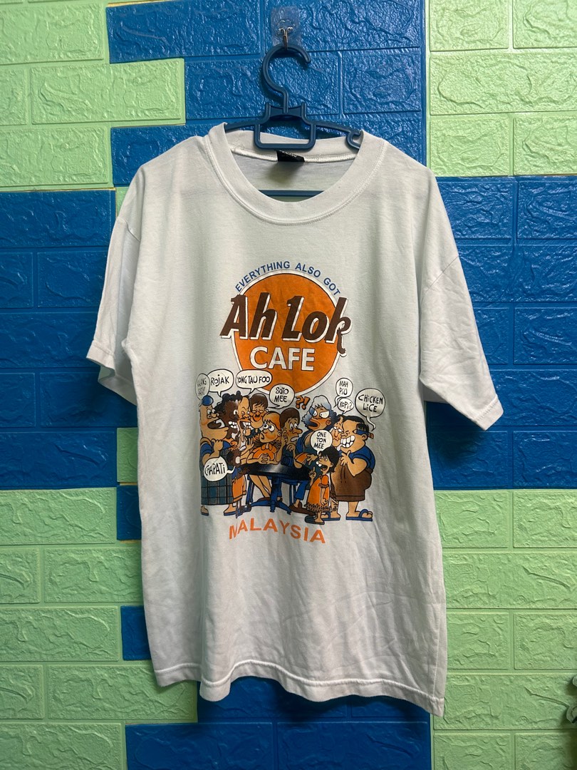 Vtg Malaysia Ah Lok Cafe, Men's Fashion, Activewear on Carousell