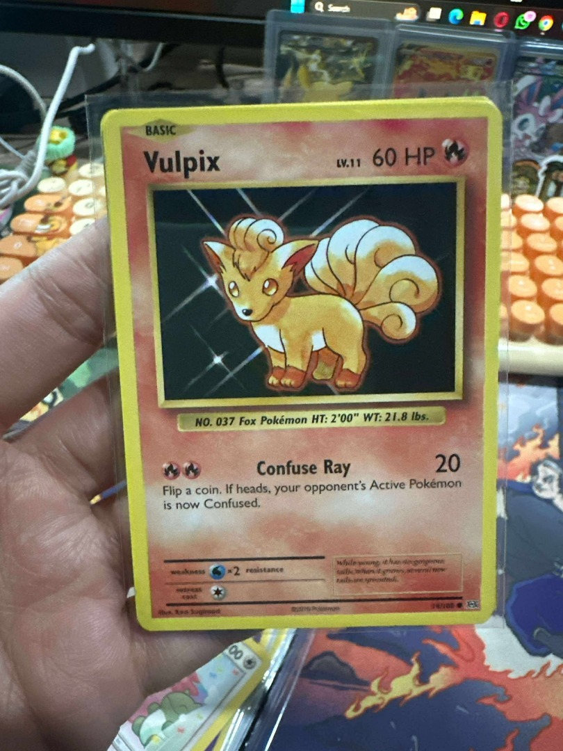 Vulpix #14 Pokemon Evolutions, Hobbies & Toys, Toys & Games on Carousell