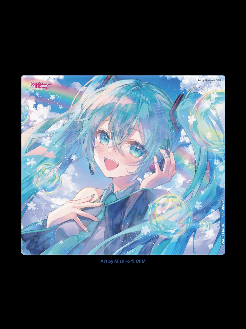 WALLHACK SP-004 Glass Mouse Pad Hatsune Miku Edition: Summer Miku ...