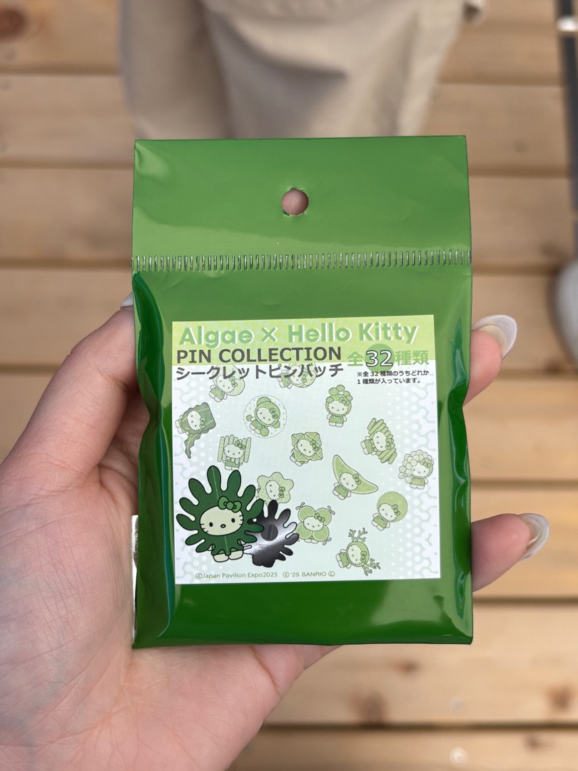 world expo 2025 hello kitty x algae blind bag pin, Hobbies & Toys ...
