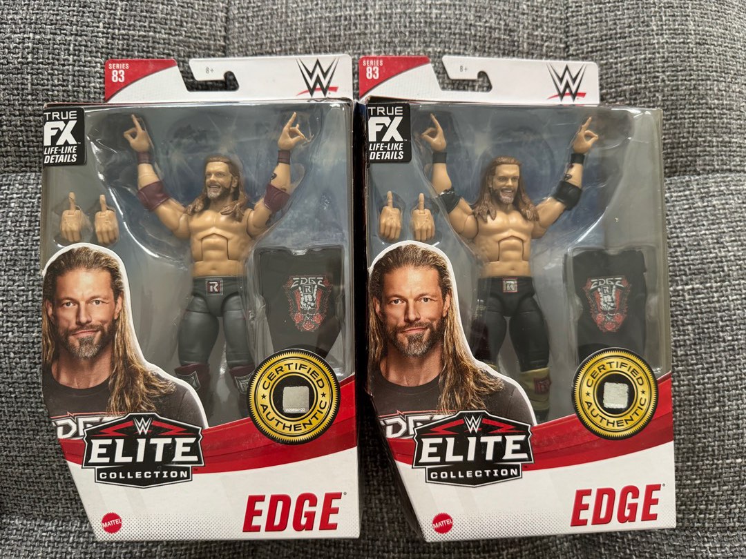 WWE Mattel Elite 83 Edge (Adam Copeland) Normal & Chase Variant Attire ...