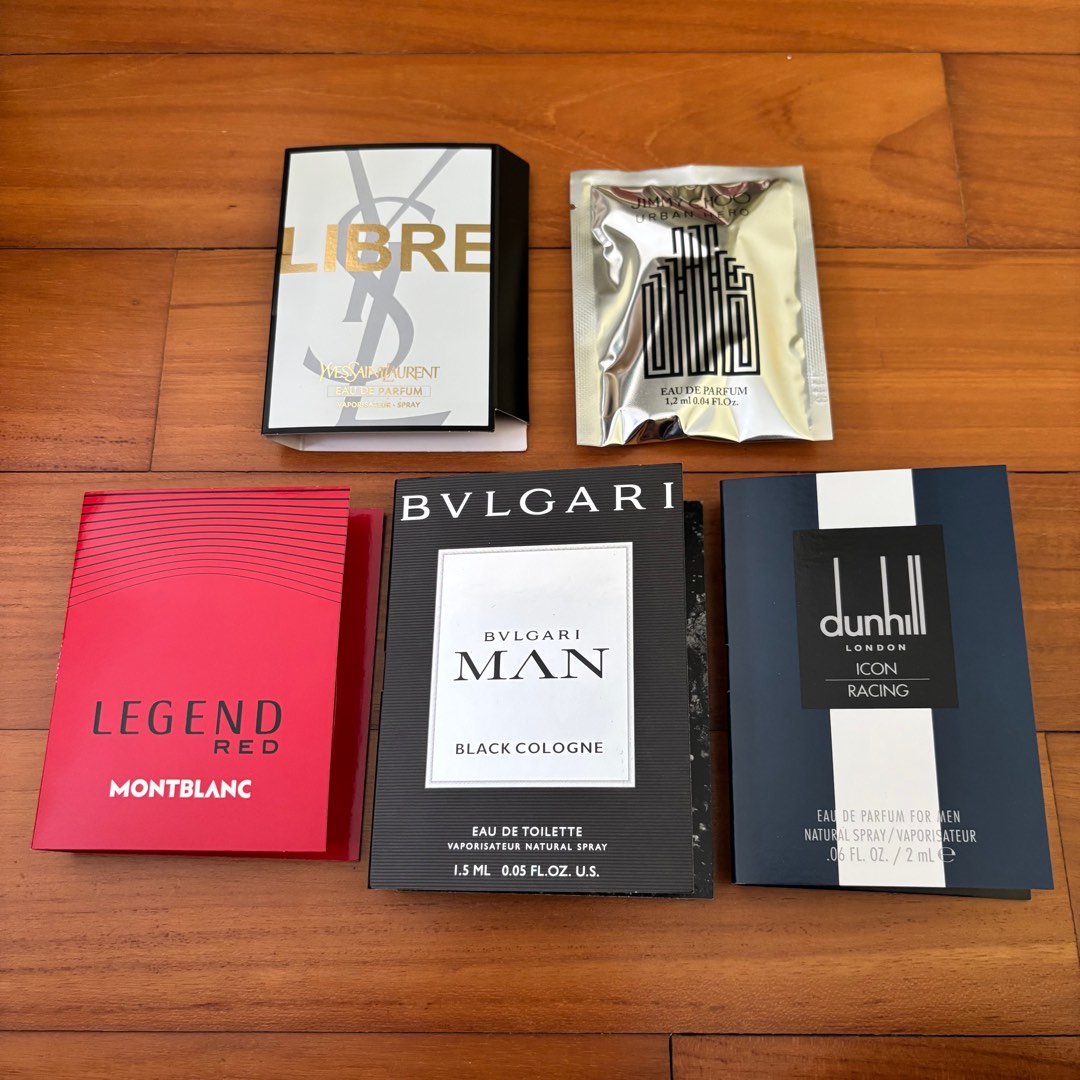 YSL Yves Saint Laurent Libre EDP, Jimmy Choo Urban Hero EDP, Montblanc ...