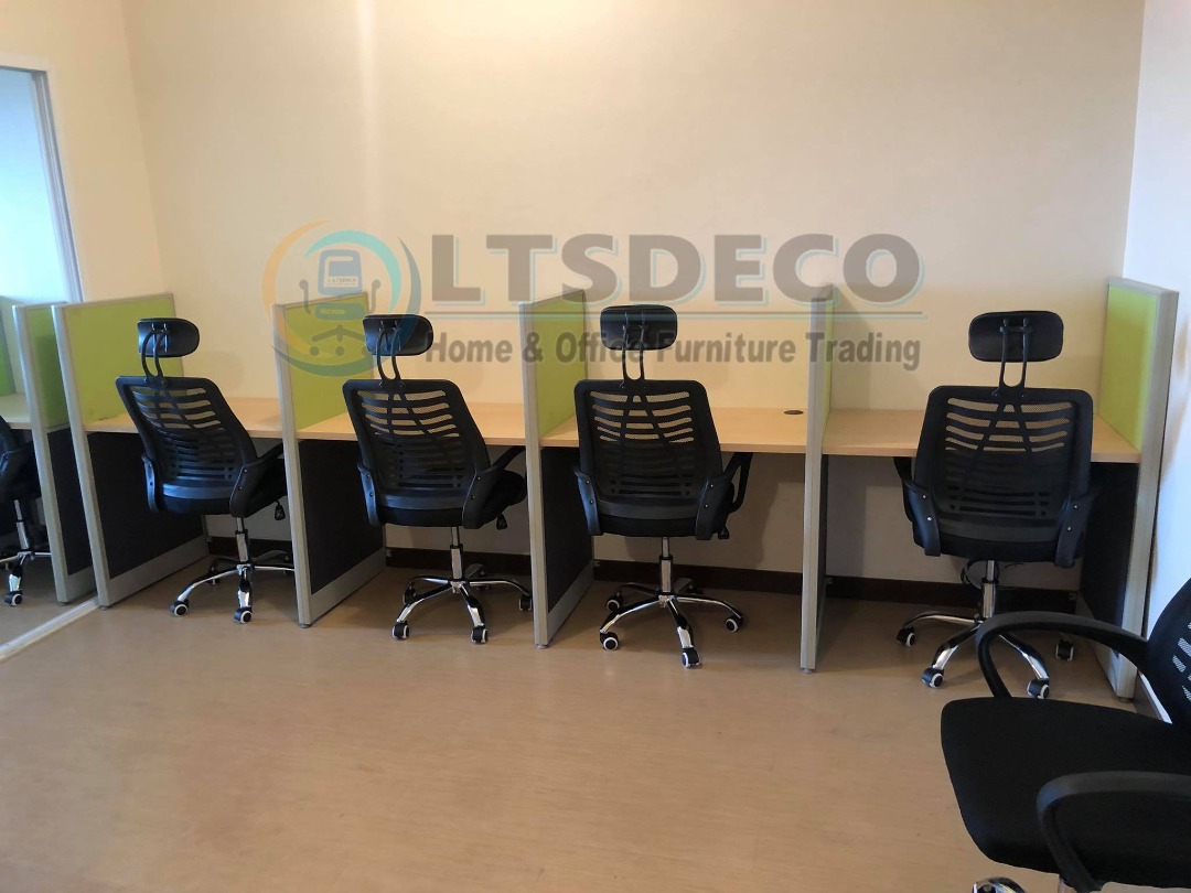 * COSTUMIZED CUBICLE WORKSTATION FACE THE WALL | OFFICE PARTITION ...