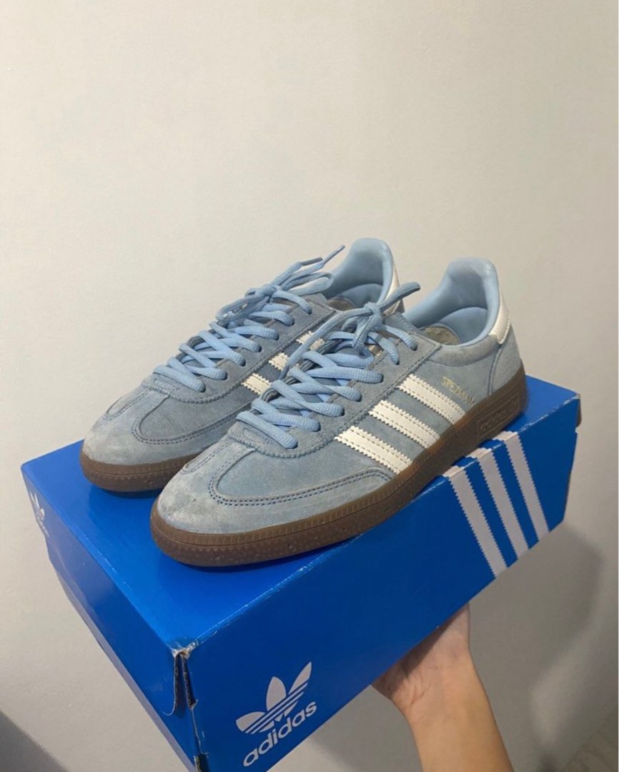Adidas Spezial Ice Blue, Men's Fashion, Footwear, Sneakers on Carousell
