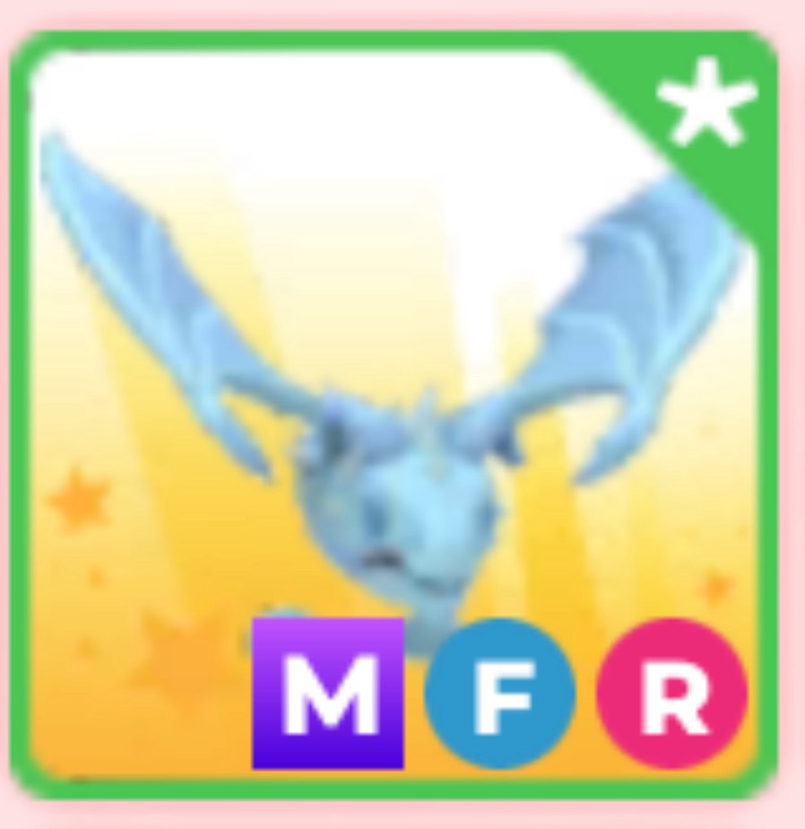 Adopt Me Roblox: Mega Frost Dragon, Video Gaming, Gaming Accessories ...