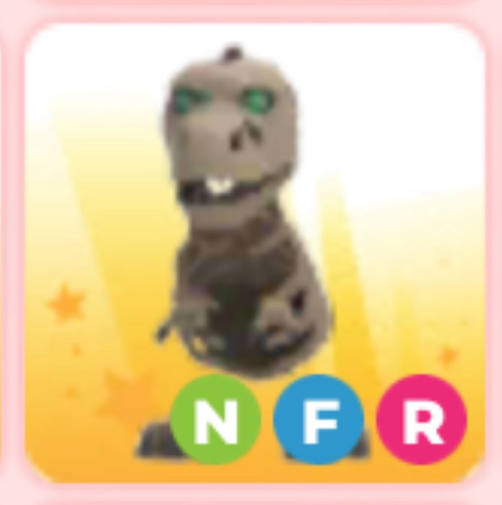 Adopt Me Roblox: Neon Skeleton Rex, Video Gaming, Gaming Accessories ...