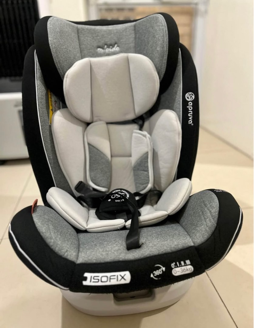 Apruva Car Seat Isofix 360 Rotate, Babies & Kids, Going Out, Car Seats on Carousell
