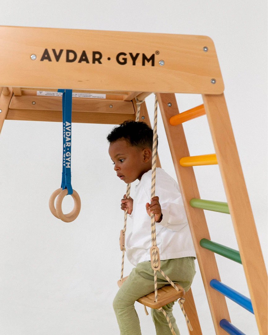 Avdar Gym Wooden Swing, Hobbies & Toys, Toys & Games on Carousell