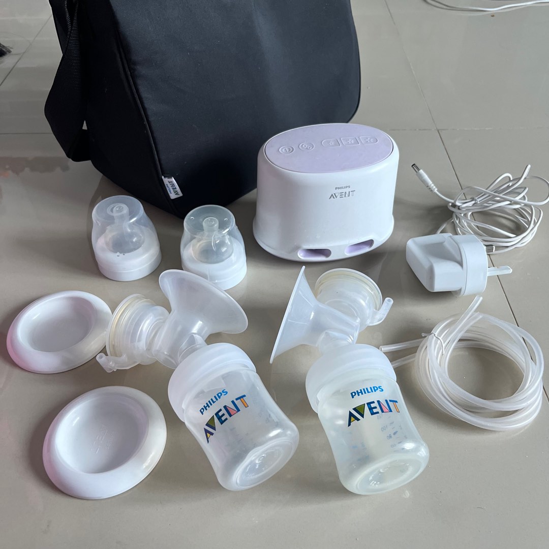 Avent Philips Pompa Asi Dual Elektrik Ibu Menyusui Pumping Botol Susu ...