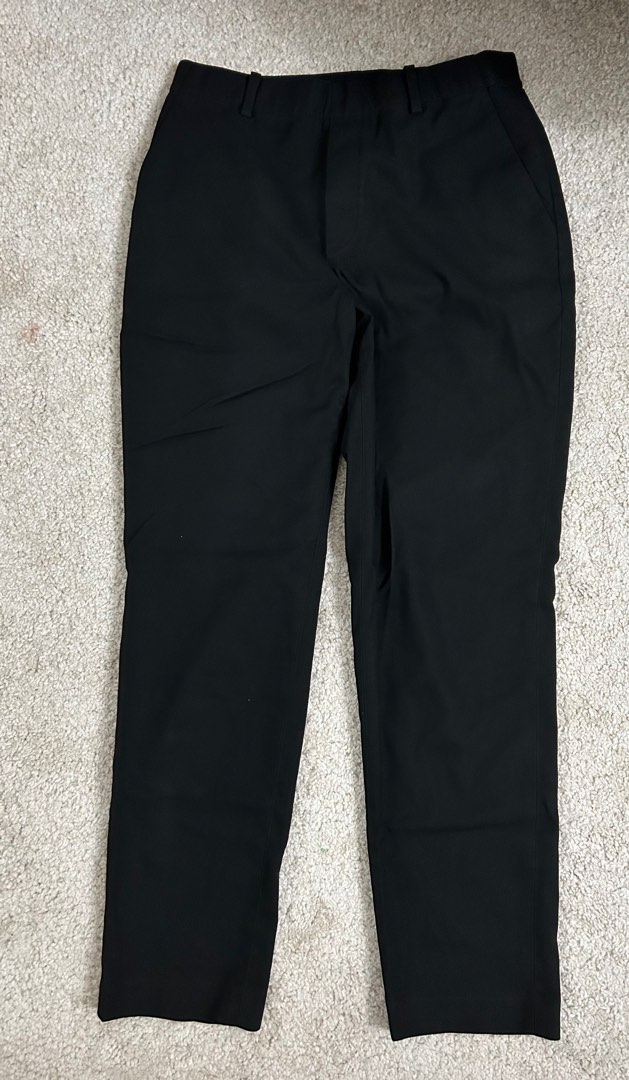 Black slack pants uniqlo, Women's Fashion, Bottoms, Jeans & Leggings on ...
