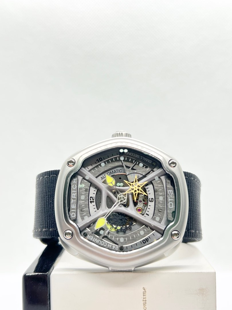 Brand New Dietrich OT-3 PVD Black Casing Automatic Steel Nato, Luxury, Watches on Carousell