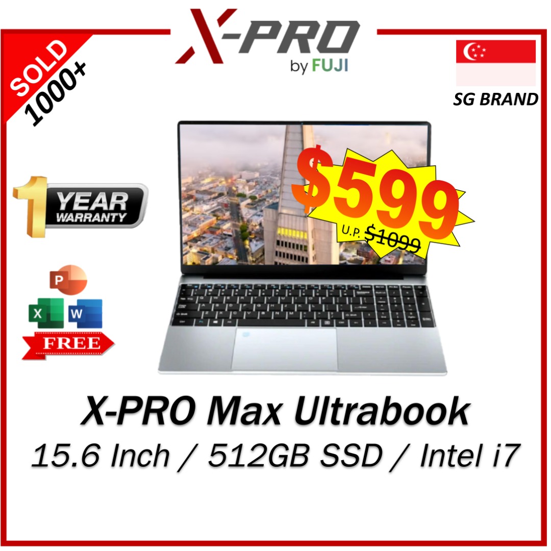 Brand New XPro Max 15.6" Intel i7 Laptop - 10th Gen - Up to 512GB SSD ...